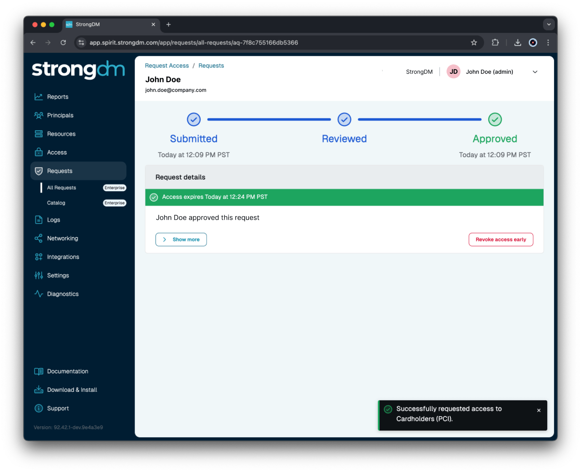 New Navigation, UX, and UI Enhancements for StrongDM Platform